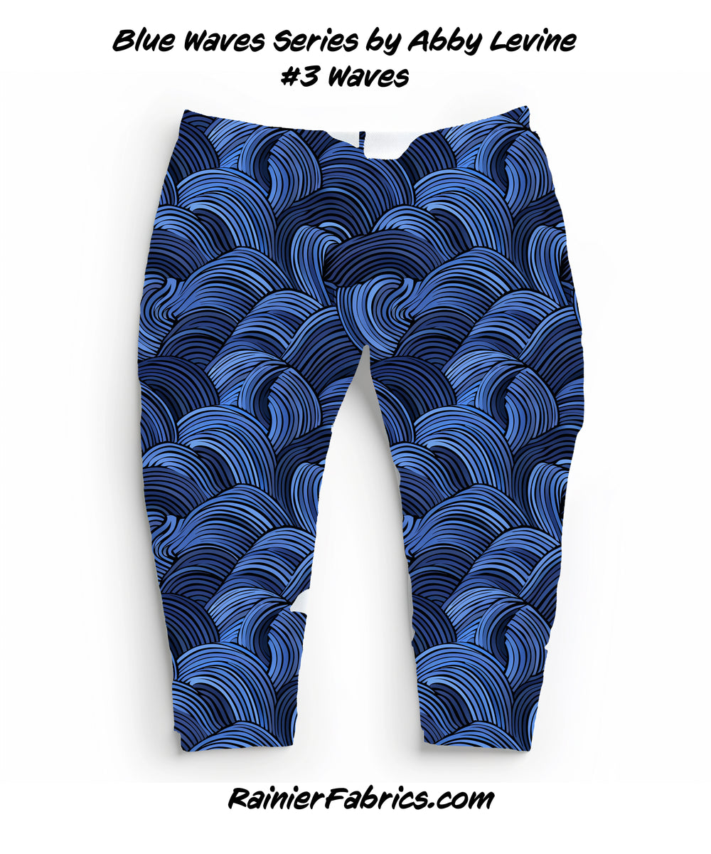 Blue Wave Series by Abby (Blue Waves) – Rainier Fabrics