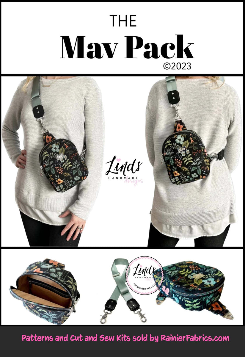 Mav Pack by Linds Handmade Patterns - PAPER PATTERN – Rainier Fabrics