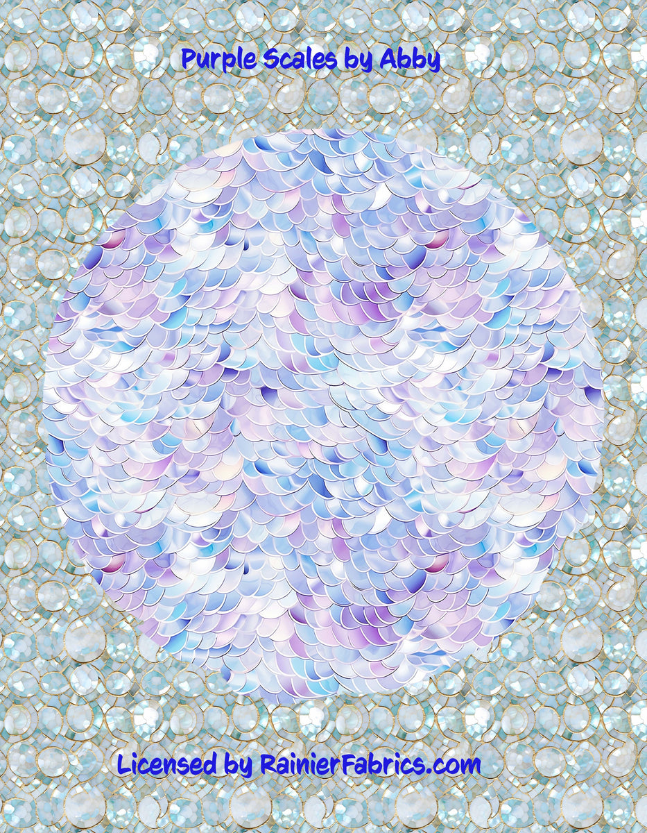 Purple Scales - Exclusive by Abby – Rainier Fabrics