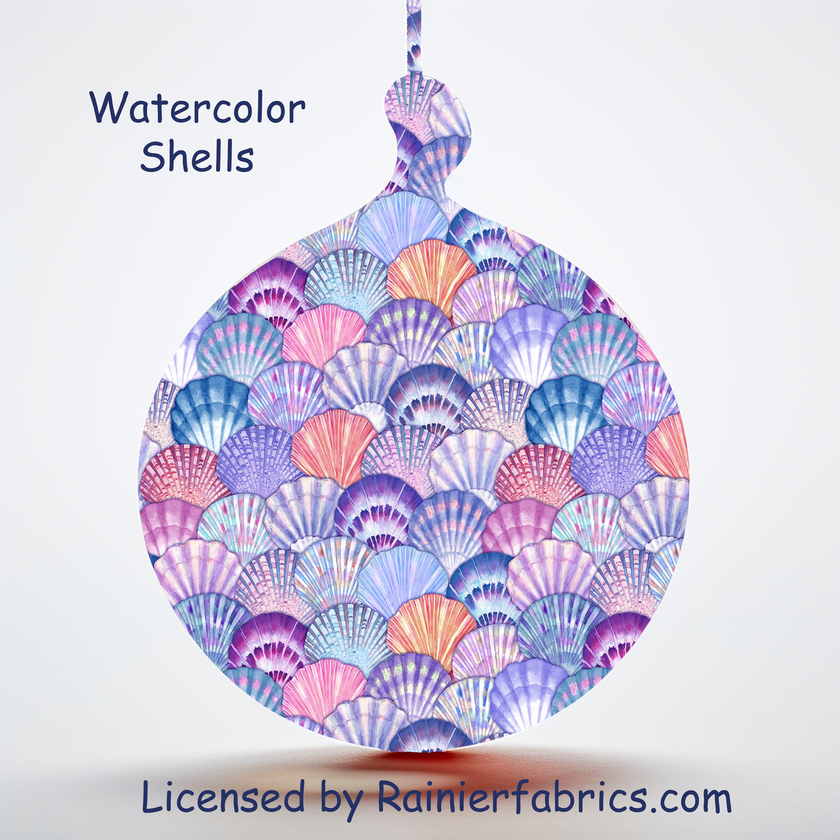 Watercolor Shells – Rainier Fabrics