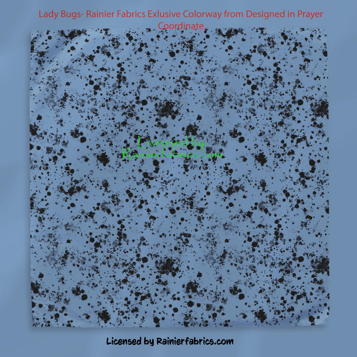 Lady Bugs on Blue - Exclusive Colorway - from Designed in Prayer - 2-5 ...